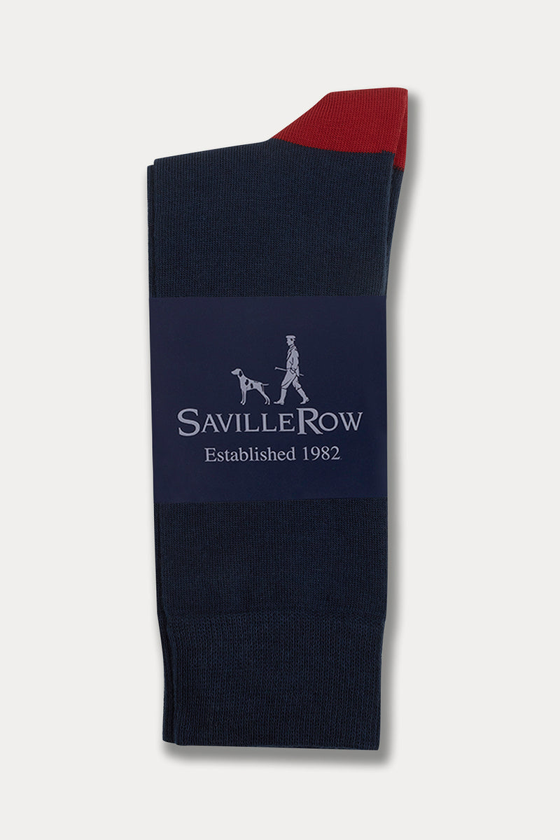 Calcetin Liso Sport Contraste – Saville Row